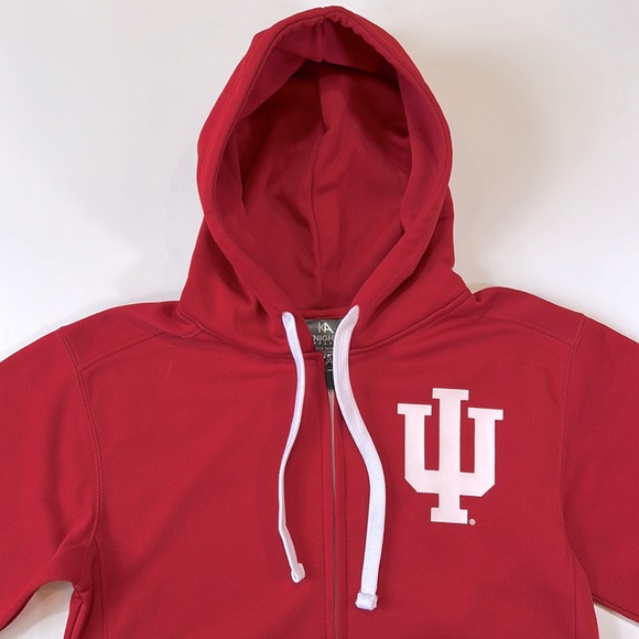 Knights Apparel | Shirts | Indiana University Iu Red Hooded Zip Up ...